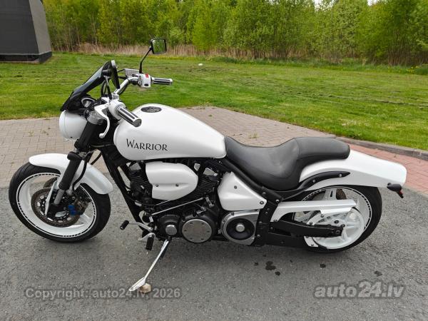 White Yamaha XV 1700 Warrior 2002 in Tartu, with an engine capacity of 1.67 L and mileage of 45 thousand km for 6100 €, photo 6 on AUTOMOTO.COM.LV