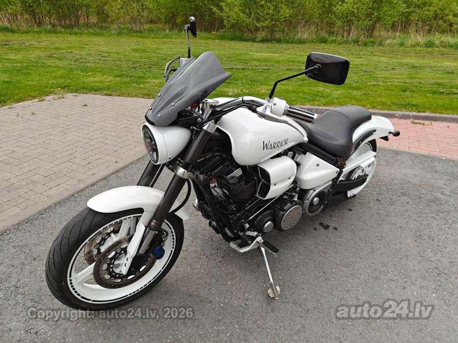 White Yamaha XV 1700 Warrior 2002 in Tartu, with an engine capacity of 1.67 L and mileage of 45 thousand km for 6100 €, photo 8 on AUTOMOTO.COM.LV