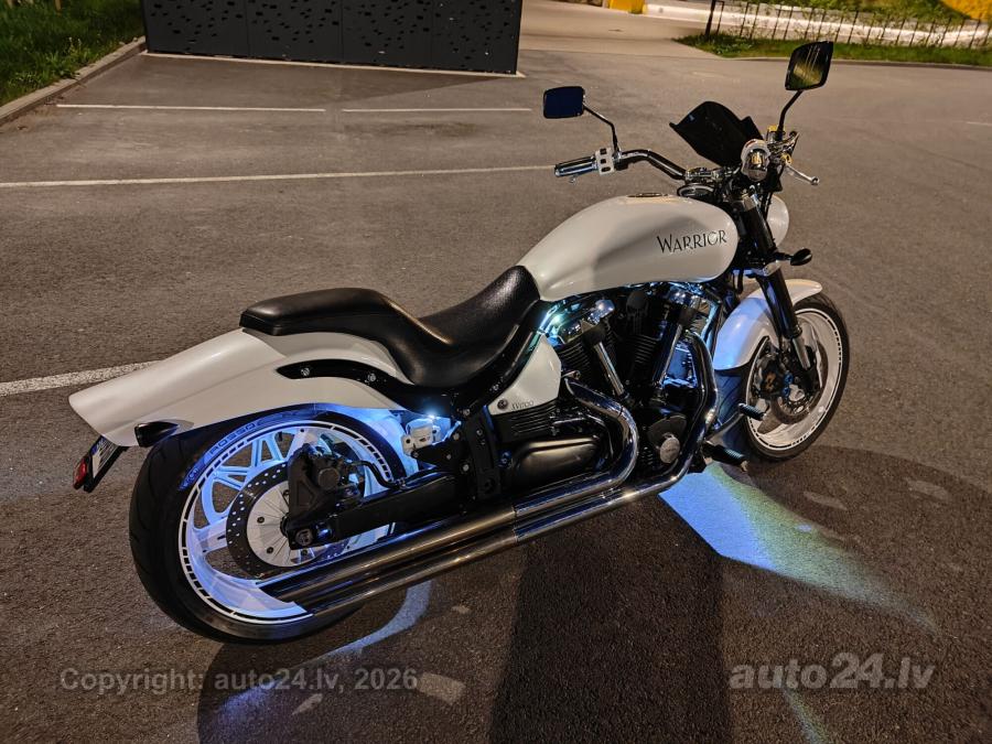 White Yamaha XV 1700 Warrior 2002 in Tartu, with an engine capacity of 1.67 L and mileage of 45 thousand km for 6100 €, photo 11 on AUTOMOTO.COM.LV