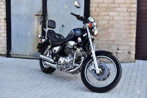 Melns Yamaha XV 1988 Kretinga, ar dzinēja tilpumu 0.75 L un nobraukumu 89 tūkst. km par 1399 €, foto  vietnē AUTOMOTO.COM.LV