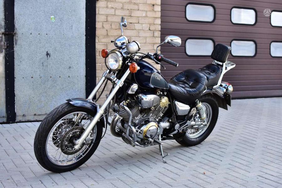 Melns Yamaha XV 1988 Kretinga, ar dzinēja tilpumu 0.75 L un nobraukumu 89 tūkst. km par 1399 €, foto 3 vietnē AUTOMOTO.COM.LV