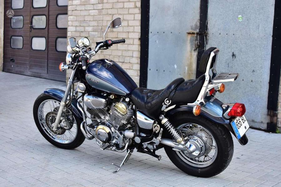Melns Yamaha XV 1988 Kretinga, ar dzinēja tilpumu 0.75 L un nobraukumu 89 tūkst. km par 1399 €, foto 4 vietnē AUTOMOTO.COM.LV