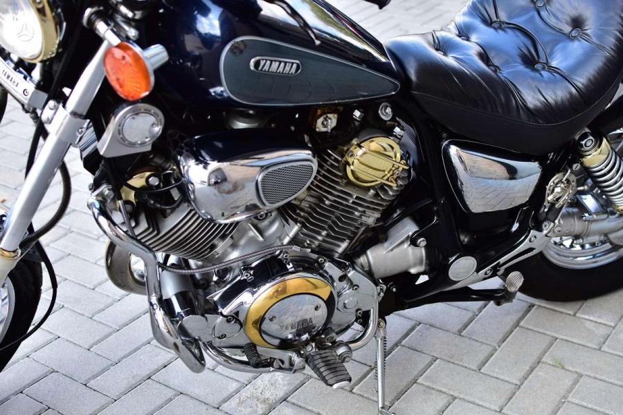 Melns Yamaha XV 1988 Kretinga, ar dzinēja tilpumu 0.75 L un nobraukumu 89 tūkst. km par 1399 €, foto 7 vietnē AUTOMOTO.COM.LV