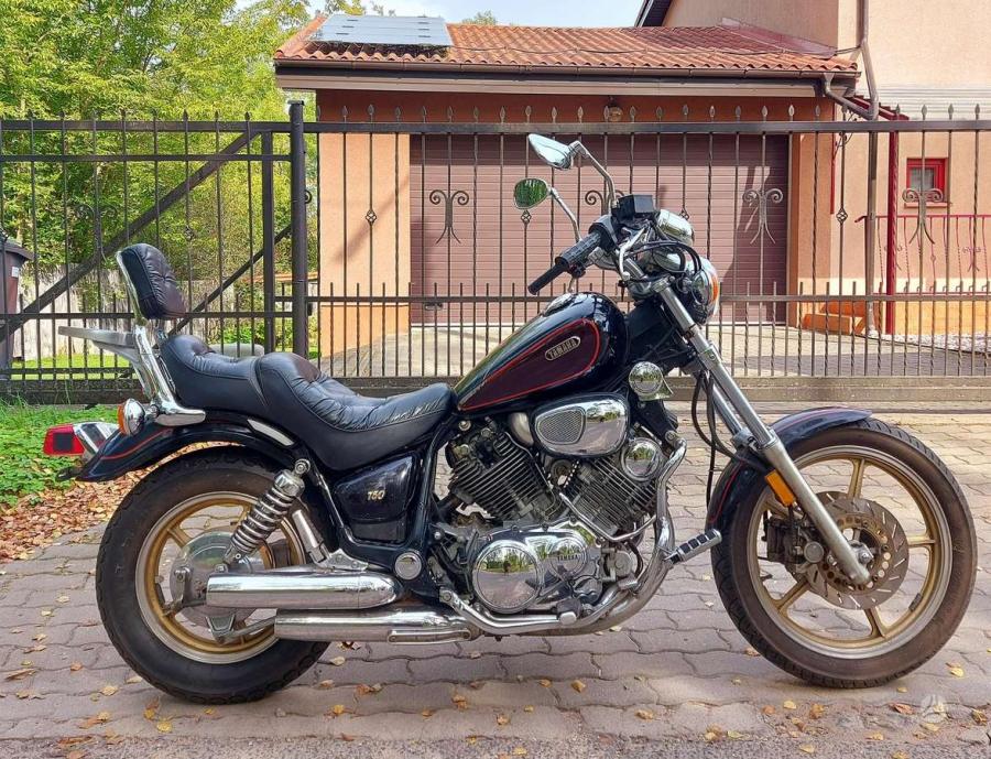 Black Yamaha XV 1989 in Vilnius, with an engine capacity of 0.75 L and mileage of 40 thousand km for 850 €, photo 1 on AUTOMOTO.COM.LV