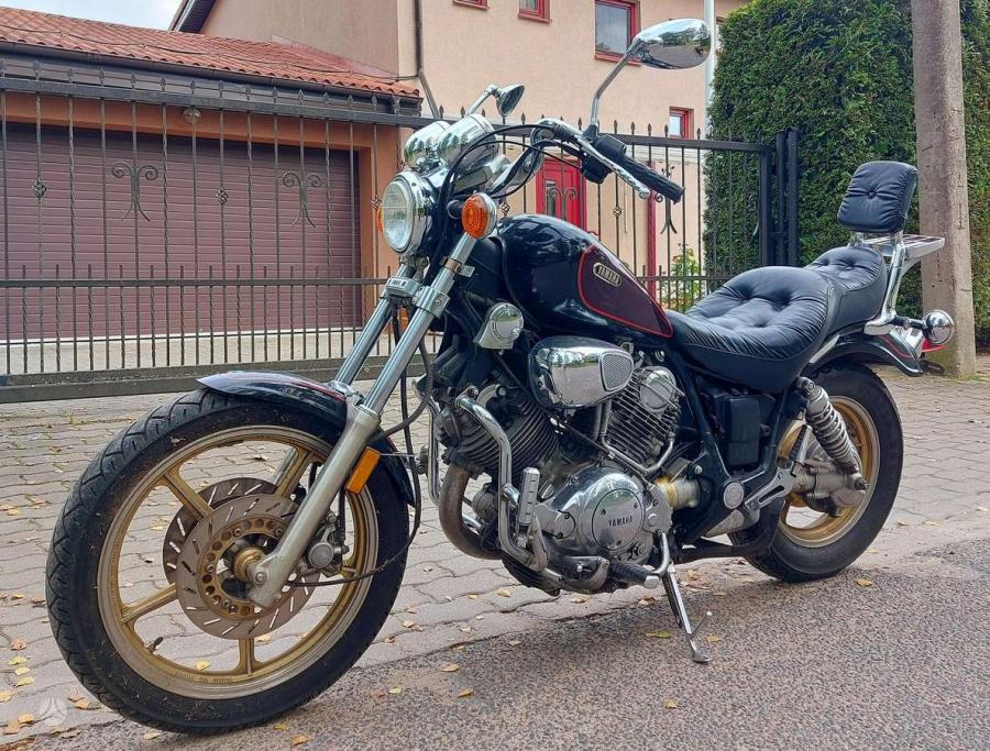 Black Yamaha XV 1989 in Vilnius, with an engine capacity of 0.75 L and mileage of 40 thousand km for 850 €, photo 5 on AUTOMOTO.COM.LV