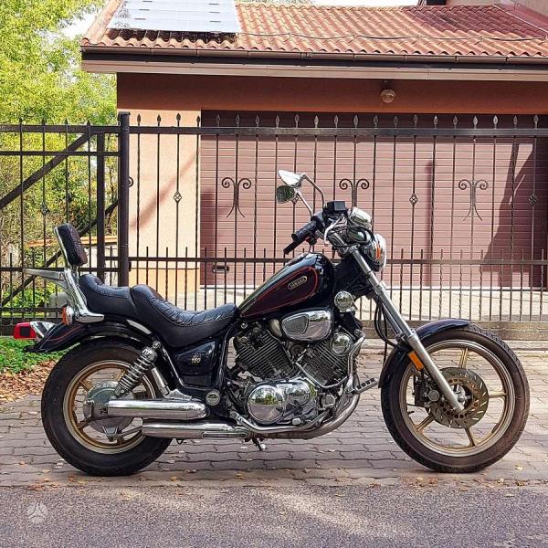 Melns Yamaha XV 1989 Viļņa, ar dzinēja tilpumu 0.75 L un nobraukumu 40 tūkst. km par 850 €, foto 9 vietnē AUTOMOTO.COM.LV
