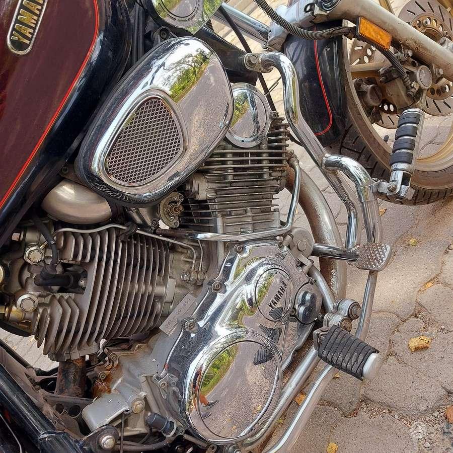 Black Yamaha XV 1989 in Vilnius, with an engine capacity of 0.75 L and mileage of 40 thousand km for 850 €, photo 10 on AUTOMOTO.COM.LV