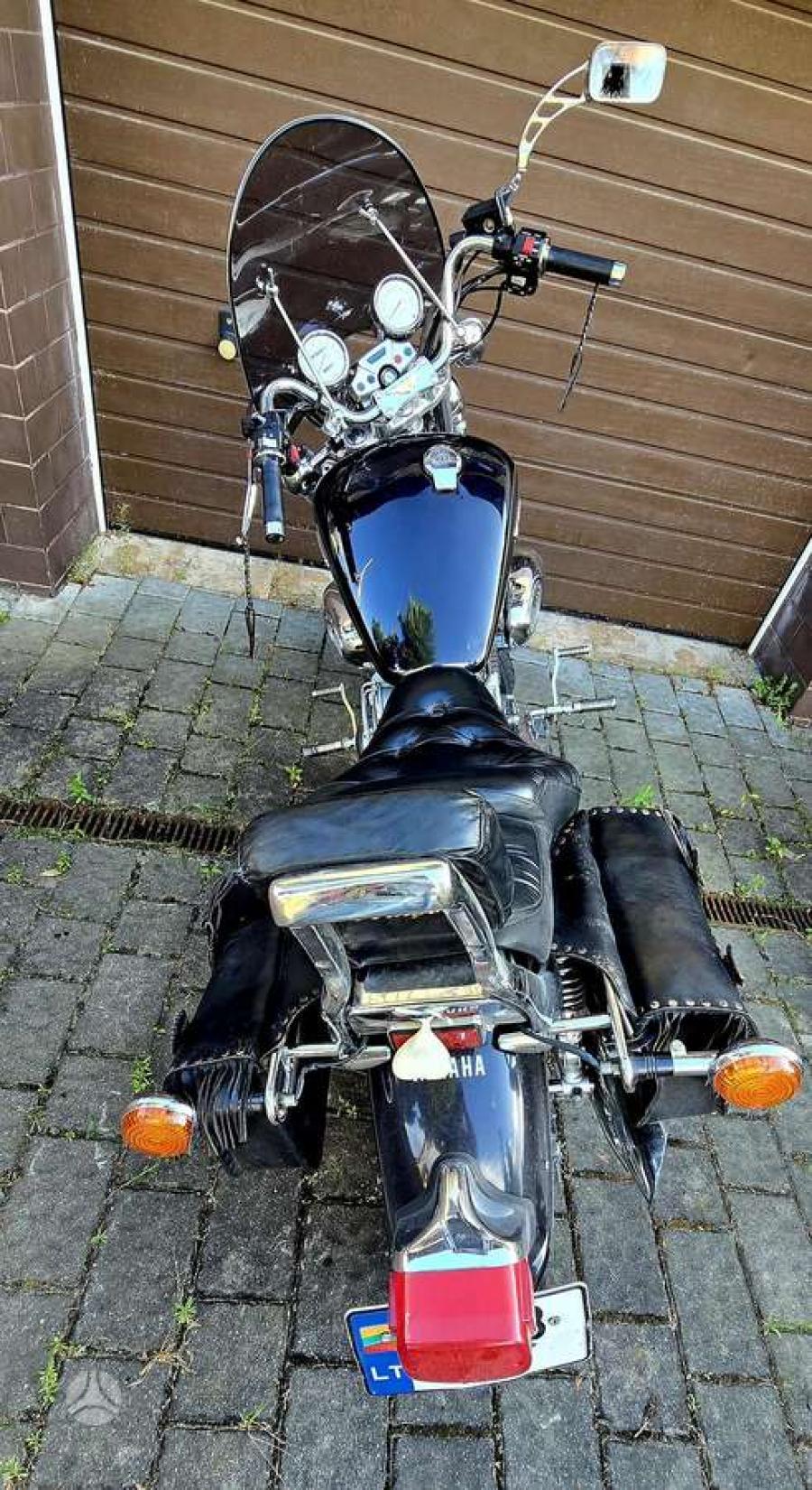 Melns Yamaha XV 1992 Panevēža, ar dzinēja tilpumu 1.10 L un nobraukumu 39 tūkst. km par 2500 €, foto 3 vietnē AUTOMOTO.COM.LV