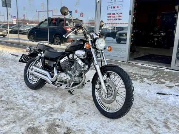 Melns Yamaha XV 1994 Viļņa, ar dzinēja tilpumu 0.54 L un nobraukumu 34 tūkst. km par 1999 €, foto 5 vietnē AUTOMOTO.COM.LV