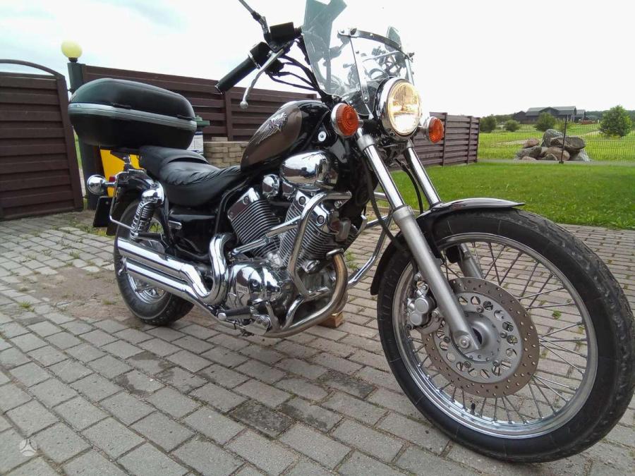 Melns Yamaha XV 1997 Palanga, ar dzinēja tilpumu 0.54 L un nobraukumu 24 tūkst. km par 2350 €, foto 1 vietnē AUTOMOTO.COM.LV