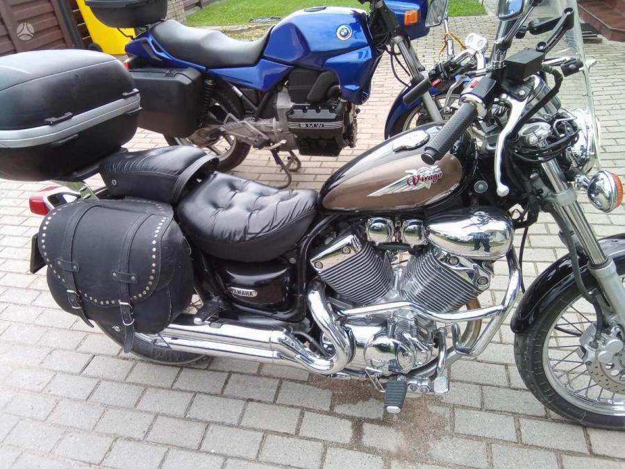 Melns Yamaha XV 1997 Palanga, ar dzinēja tilpumu 0.54 L un nobraukumu 24 tūkst. km par 2350 €, foto 2 vietnē AUTOMOTO.COM.LV