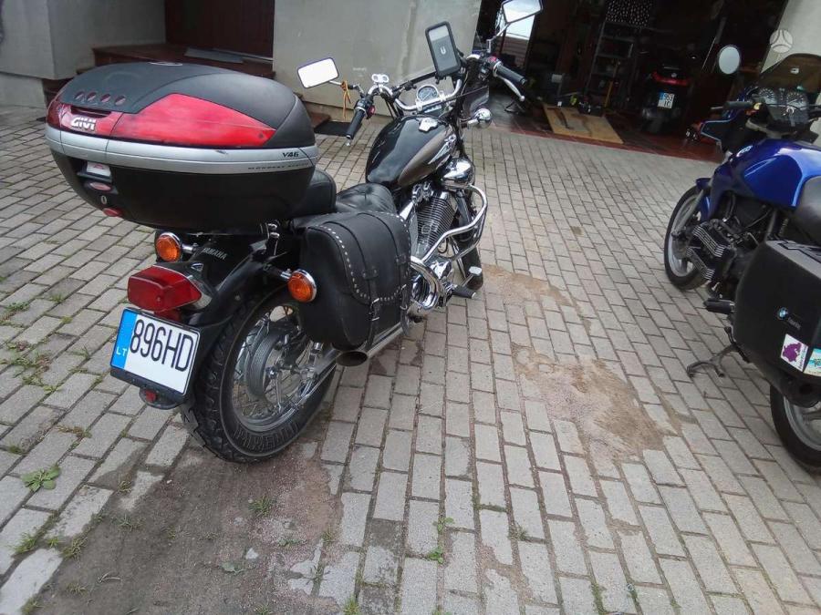 Melns Yamaha XV 1997 Palanga, ar dzinēja tilpumu 0.54 L un nobraukumu 24 tūkst. km par 2350 €, foto 4 vietnē AUTOMOTO.COM.LV