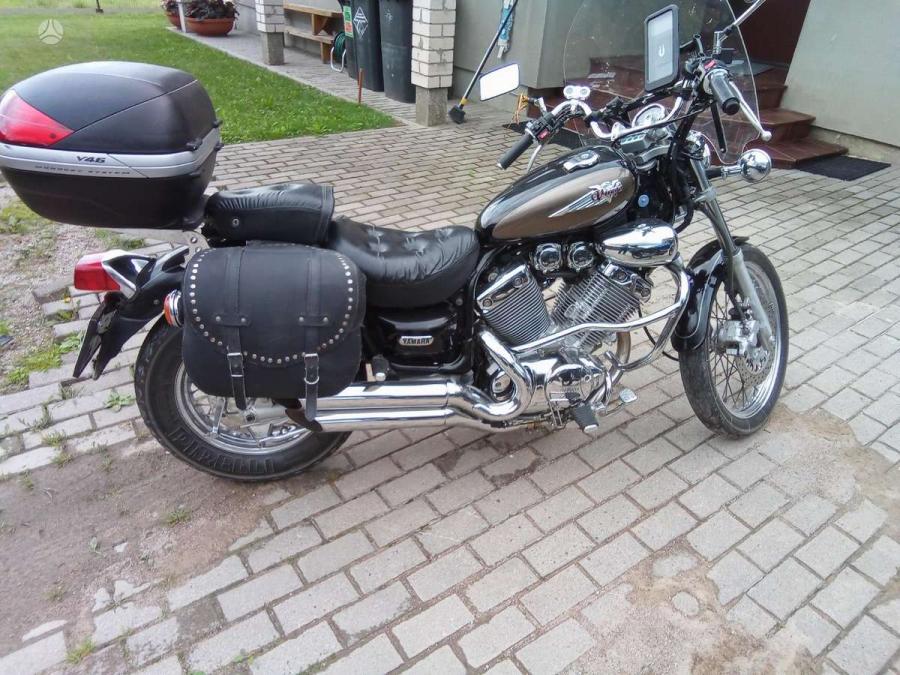 Melns Yamaha XV 1997 Palanga, ar dzinēja tilpumu 0.54 L un nobraukumu 24 tūkst. km par 2350 €, foto 8 vietnē AUTOMOTO.COM.LV