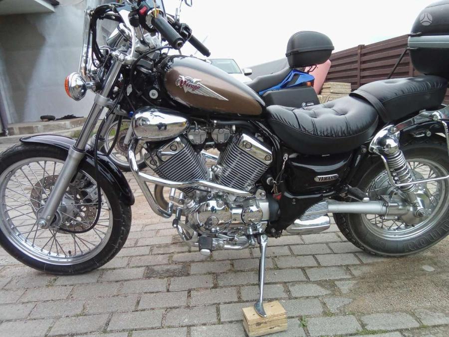 Melns Yamaha XV 1997 Palanga, ar dzinēja tilpumu 0.54 L un nobraukumu 24 tūkst. km par 2350 €, foto 11 vietnē AUTOMOTO.COM.LV