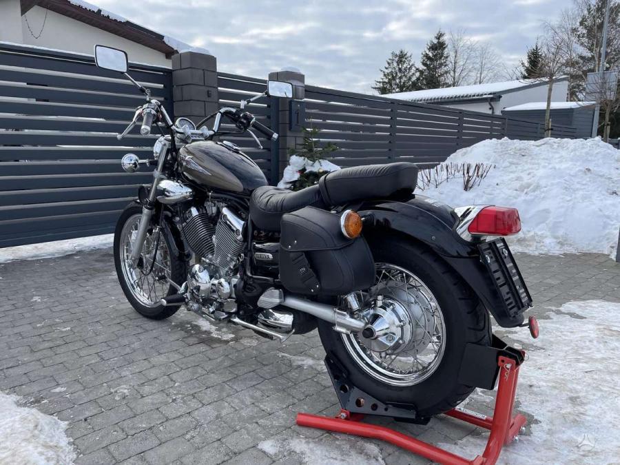 Black Yamaha XV 1999 in Klaipeda, with an engine capacity of 0.54 L and mileage of 6 thousand km for 2500 €, photo 5 on AUTOMOTO.COM.LV