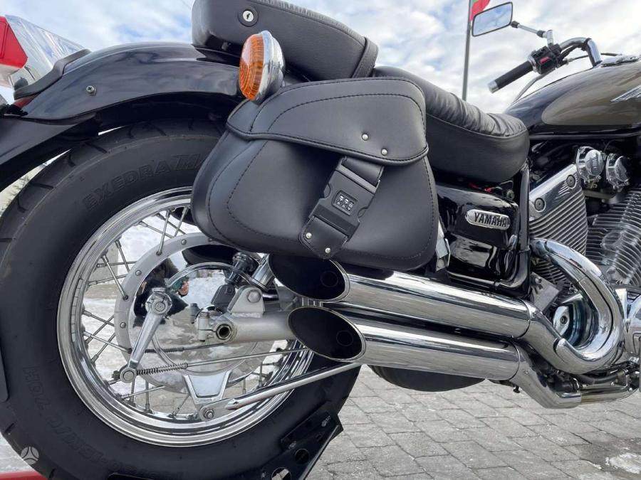 Black Yamaha XV 1999 in Klaipeda, with an engine capacity of 0.54 L and mileage of 6 thousand km for 2500 €, photo 14 on AUTOMOTO.COM.LV