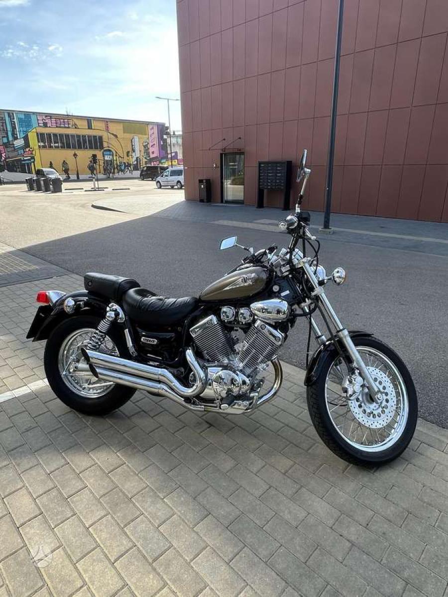 Melns Yamaha XV 1999 Viļņa, ar dzinēja tilpumu 0.54 L un nobraukumu 7 tūkst. km par 3100 €, foto 1 vietnē AUTOMOTO.COM.LV