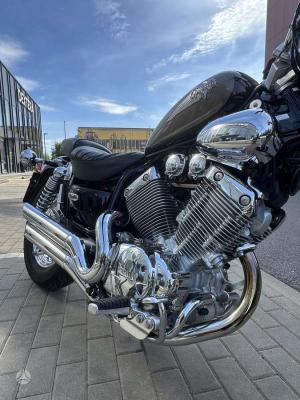 Melns Yamaha XV 1999 Viļņa, ar dzinēja tilpumu 0.54 L un nobraukumu 7 tūkst. km par 3100 €, foto 4 vietnē AUTOMOTO.COM.LV
