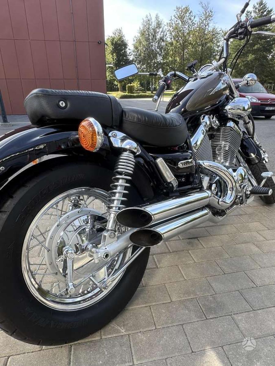 Melns Yamaha XV 1999 Viļņa, ar dzinēja tilpumu 0.54 L un nobraukumu 7 tūkst. km par 3100 €, foto 6 vietnē AUTOMOTO.COM.LV