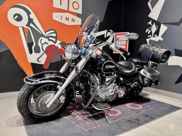 Black Yamaha XV 2001 in Vilnius, with an engine capacity of 1.60 L and mileage of 0 thousand km for 4799 €, photo 2 on AUTOMOTO.COM.LV