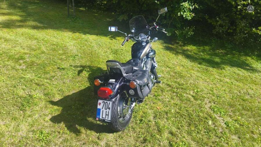 Melns Yamaha XV 2001 Alīta, ar dzinēja tilpumu 0.54 L un nobraukumu 8 tūkst. km par 2600 €, foto 9 vietnē AUTOMOTO.COM.LV