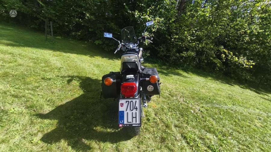 Melns Yamaha XV 2001 Alīta, ar dzinēja tilpumu 0.54 L un nobraukumu 8 tūkst. km par 2600 €, foto 13 vietnē AUTOMOTO.COM.LV