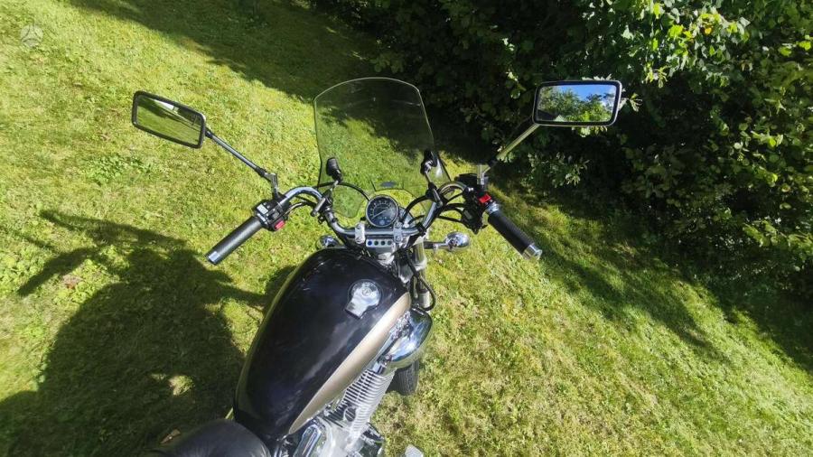 Melns Yamaha XV 2001 Alīta, ar dzinēja tilpumu 0.54 L un nobraukumu 8 tūkst. km par 2600 €, foto 14 vietnē AUTOMOTO.COM.LV