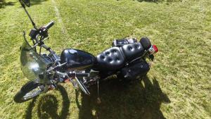 Melns Yamaha XV 2001 Alīta, ar dzinēja tilpumu 0.54 L un nobraukumu 8 tūkst. km par 2600 €, foto 18 vietnē AUTOMOTO.COM.LV