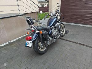 Blue Yamaha XV 1993 in Kaunas, with an engine capacity of 0.75 L and mileage of 28 thousand km for 1800 €, photo 5 on AUTOMOTO.COM.LV