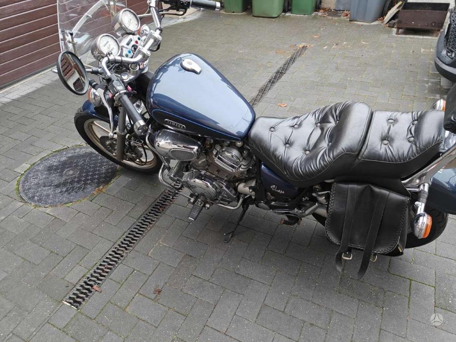 Blue Yamaha XV 1993 in Kaunas, with an engine capacity of 0.75 L and mileage of 28 thousand km for 1800 €, photo 7 on AUTOMOTO.COM.LV