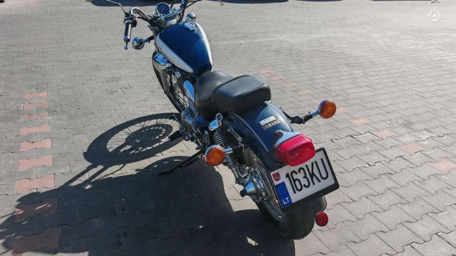 Blue Yamaha XV 1997 in Vilnius, with an engine capacity of 0.54 L and mileage of 68 thousand km for 1250 €, photo 3 on AUTOMOTO.COM.LV