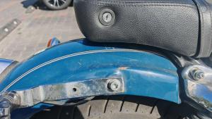 Blue Yamaha XV 1997 in Vilnius, with an engine capacity of 0.54 L and mileage of 68 thousand km for 1250 €, photo 12 on AUTOMOTO.COM.LV