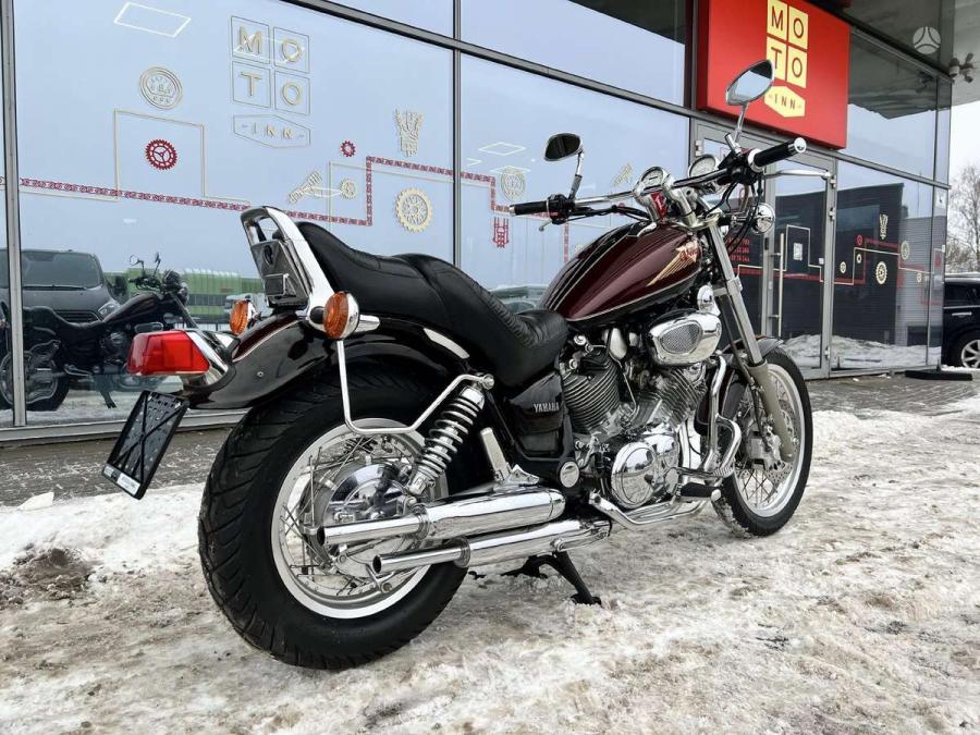 Brown Yamaha XV 1996 in Vilnius, with an engine capacity of 0.75 L and mileage of 21 thousand km for 2299 €, photo 8 on AUTOMOTO.COM.LV