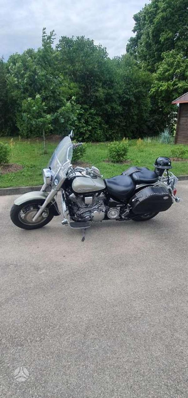 Grey Yamaha XV 2001 in Kaunas, with an engine capacity of 1.60 L and mileage of 60 thousand km for 3800 €, photo 1 on AUTOMOTO.COM.LV