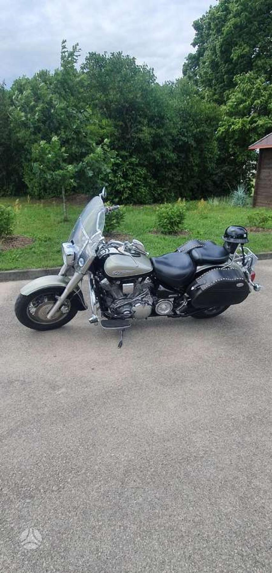 Grey Yamaha XV 2001 in Kaunas, with an engine capacity of 1.60 L and mileage of 60 thousand km for 3800 €, photo 1 on AUTOMOTO.COM.LV