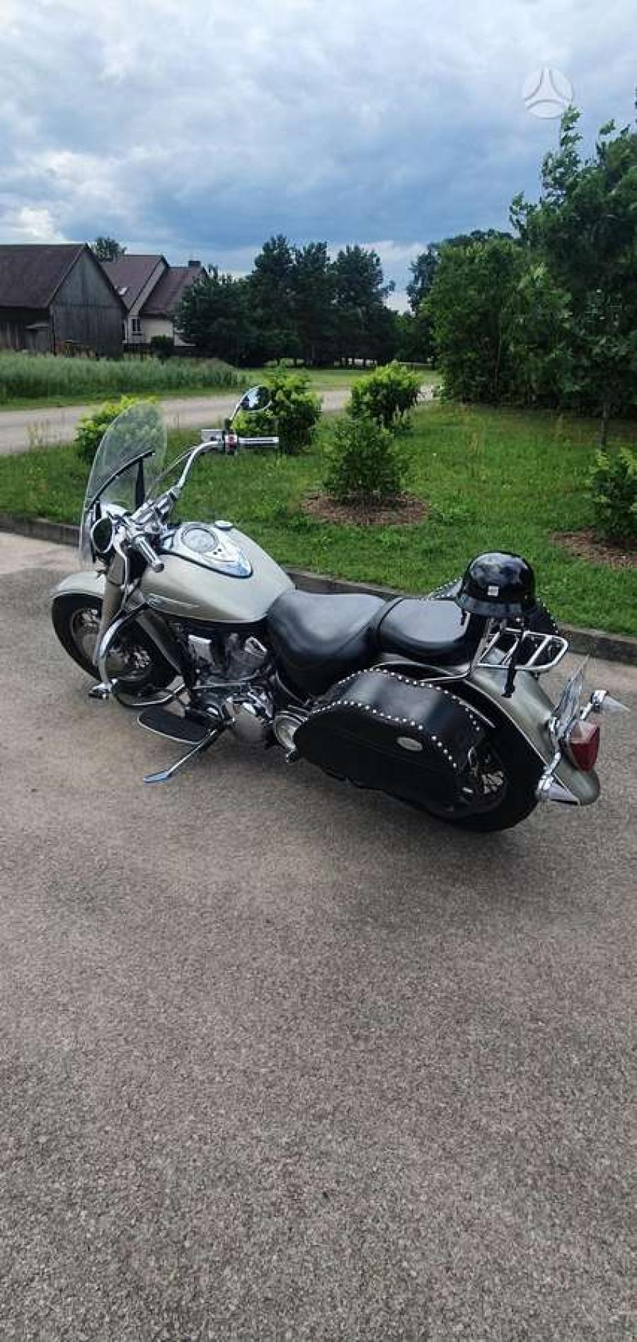 Grey Yamaha XV 2001 in Kaunas, with an engine capacity of 1.60 L and mileage of 60 thousand km for 3800 €, photo 4 on AUTOMOTO.COM.LV