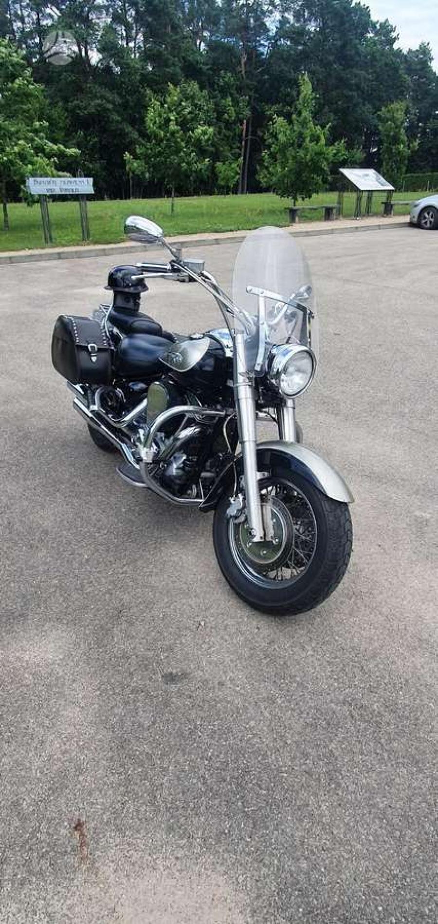 Grey Yamaha XV 2001 in Kaunas, with an engine capacity of 1.60 L and mileage of 60 thousand km for 3800 €, photo 6 on AUTOMOTO.COM.LV