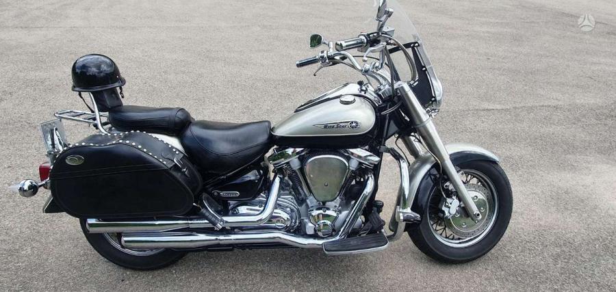 Grey Yamaha XV 2001 in Kaunas, with an engine capacity of 1.60 L and mileage of 60 thousand km for 3800 €, photo 7 on AUTOMOTO.COM.LV
