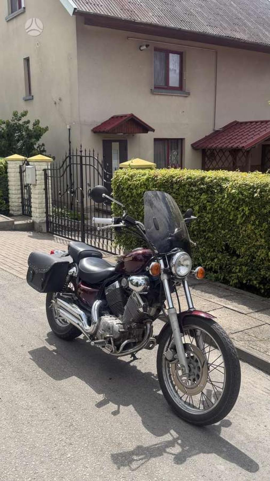 Sarkans Yamaha XV 1993 Klaipėda, ar dzinēja tilpumu 0.54 L un nobraukumu 38 tūkst. km par 1900 €, foto 1 vietnē AUTOMOTO.COM.LV