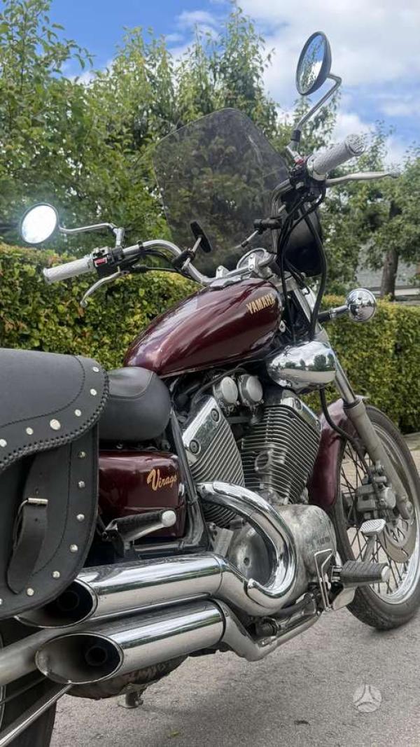 Sarkans Yamaha XV 1993 Klaipėda, ar dzinēja tilpumu 0.54 L un nobraukumu 38 tūkst. km par 1900 €, foto 2 vietnē AUTOMOTO.COM.LV