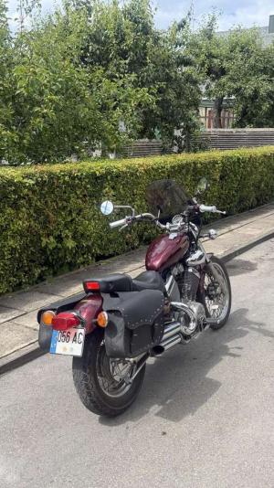 Sarkans Yamaha XV 1993 Klaipėda, ar dzinēja tilpumu 0.54 L un nobraukumu 38 tūkst. km par 1900 €, foto 4 vietnē AUTOMOTO.COM.LV