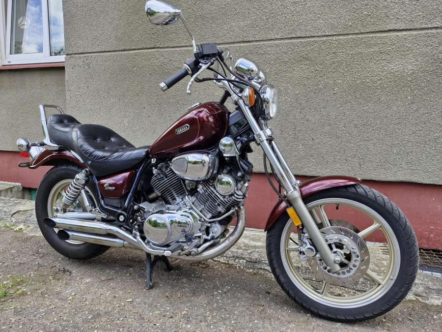 Red Yamaha XV 1995 in Kaunas, with an engine capacity of 0.75 L and mileage of 31 thousand km for 1950 €, photo 6 on AUTOMOTO.COM.LV