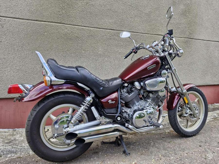 Red Yamaha XV 1995 in Kaunas, with an engine capacity of 0.75 L and mileage of 31 thousand km for 1950 €, photo 7 on AUTOMOTO.COM.LV