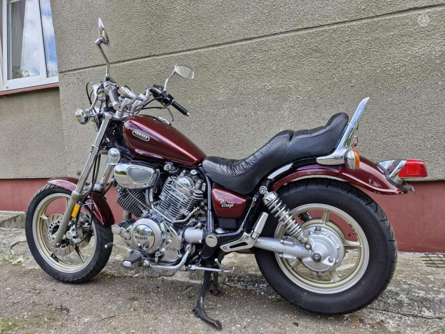 Red Yamaha XV 1995 in Kaunas, with an engine capacity of 0.75 L and mileage of 31 thousand km for 1950 €, photo 8 on AUTOMOTO.COM.LV
