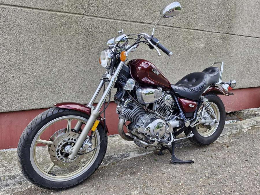 Red Yamaha XV 1995 in Kaunas, with an engine capacity of 0.75 L and mileage of 31 thousand km for 1950 €, photo 9 on AUTOMOTO.COM.LV