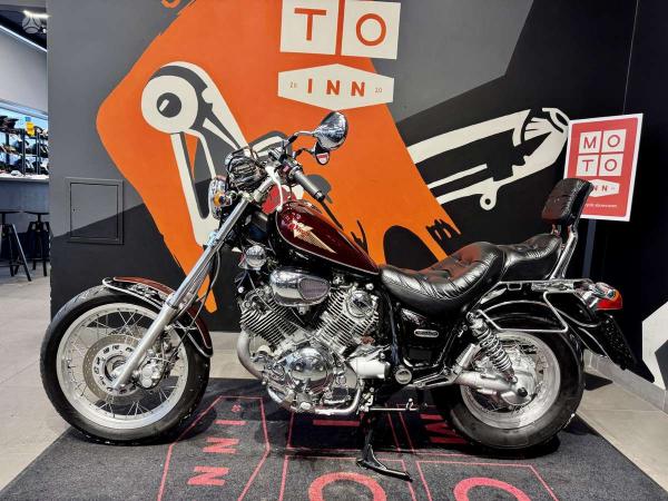 Sarkans Yamaha XV 1996 Viļņa, ar dzinēja tilpumu 0.75 L un nobraukumu 46 tūkst. km par 2399 €, foto 3 vietnē AUTOMOTO.COM.LV