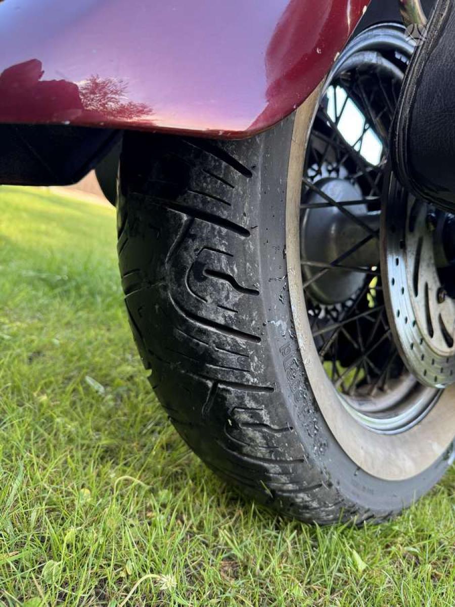 Sarkans Yamaha XV 2003 Viļņa, ar dzinēja tilpumu 1.60 L un nobraukumu 51 tūkst. km par 4100 €, foto 8 vietnē AUTOMOTO.COM.LV
