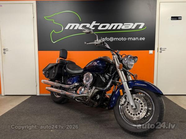 Blue Yamaha XVS 1100 2001 in Tartu, with an engine capacity of 1.06 L and mileage of 29 thousand km for 4290 €, photo 1 on AUTOMOTO.COM.LV