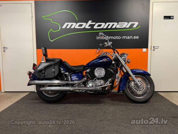 Blue Yamaha XVS 1100 2001 in Tartu, with an engine capacity of 1.06 L and mileage of 29 thousand km for 4290 €, photo 2 on AUTOMOTO.COM.LV