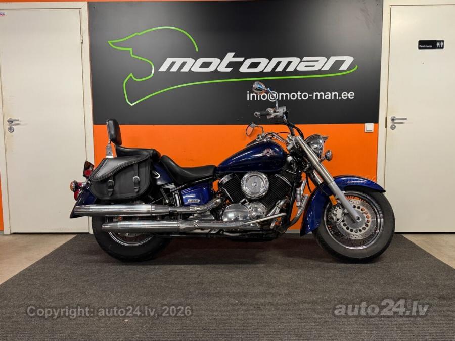 Blue Yamaha XVS 1100 2001 in Tartu, with an engine capacity of 1.06 L and mileage of 29 thousand km for 4290 €, photo 3 on AUTOMOTO.COM.LV